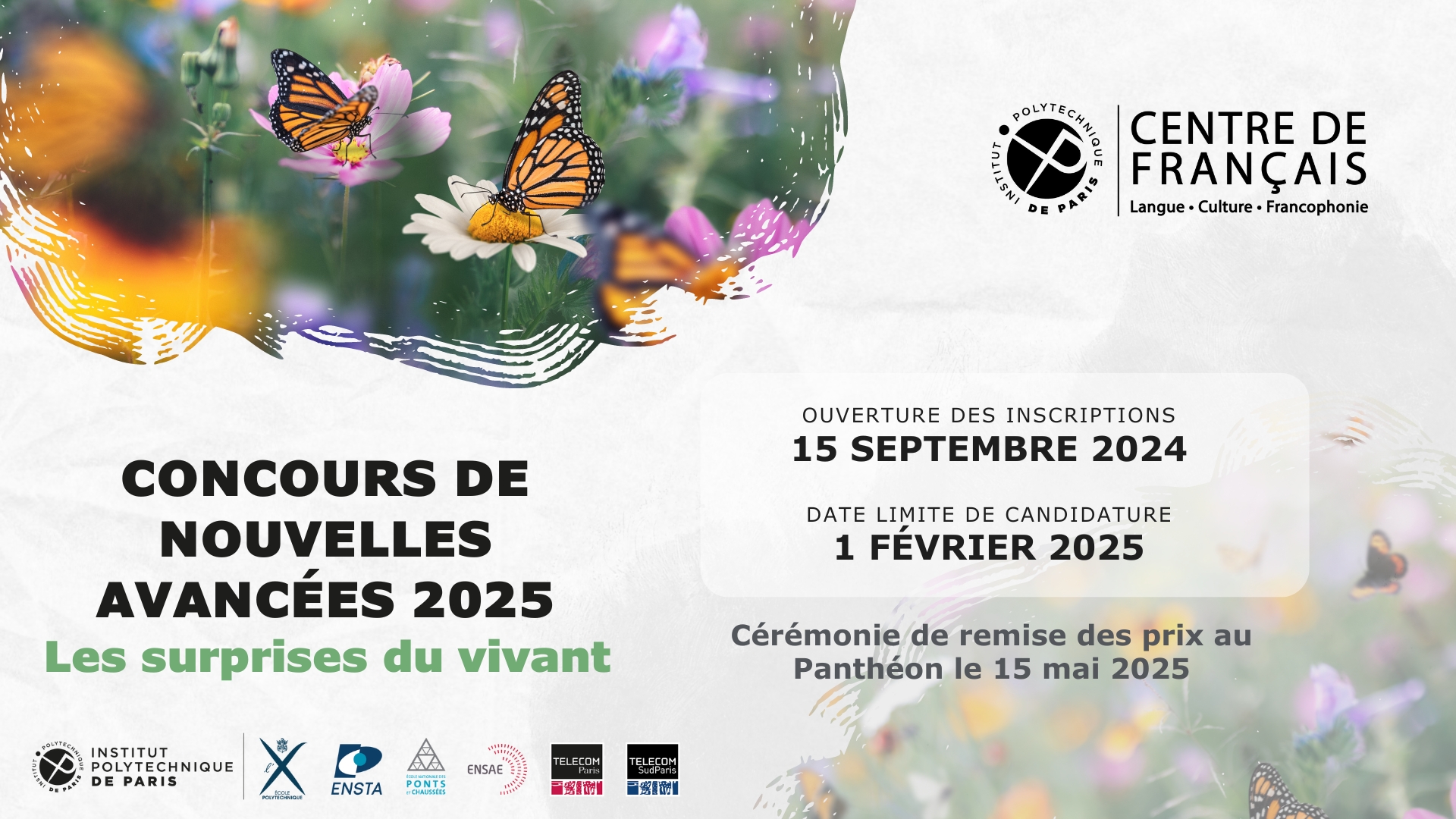 Concours de Nouvelles Avancées 2025 - Institut Polytechnique de Paris